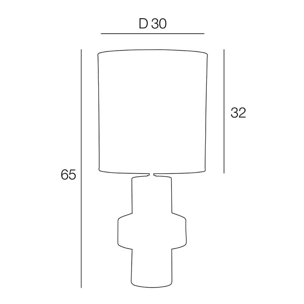 Lampe moderne en céramique blanche