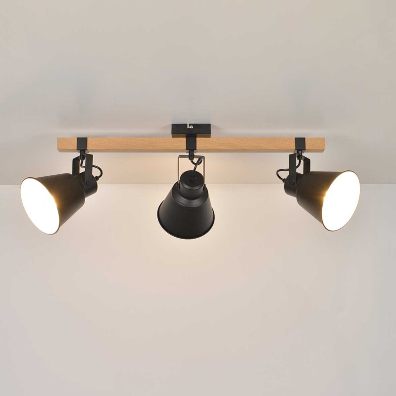 Spot mural triple noir mat