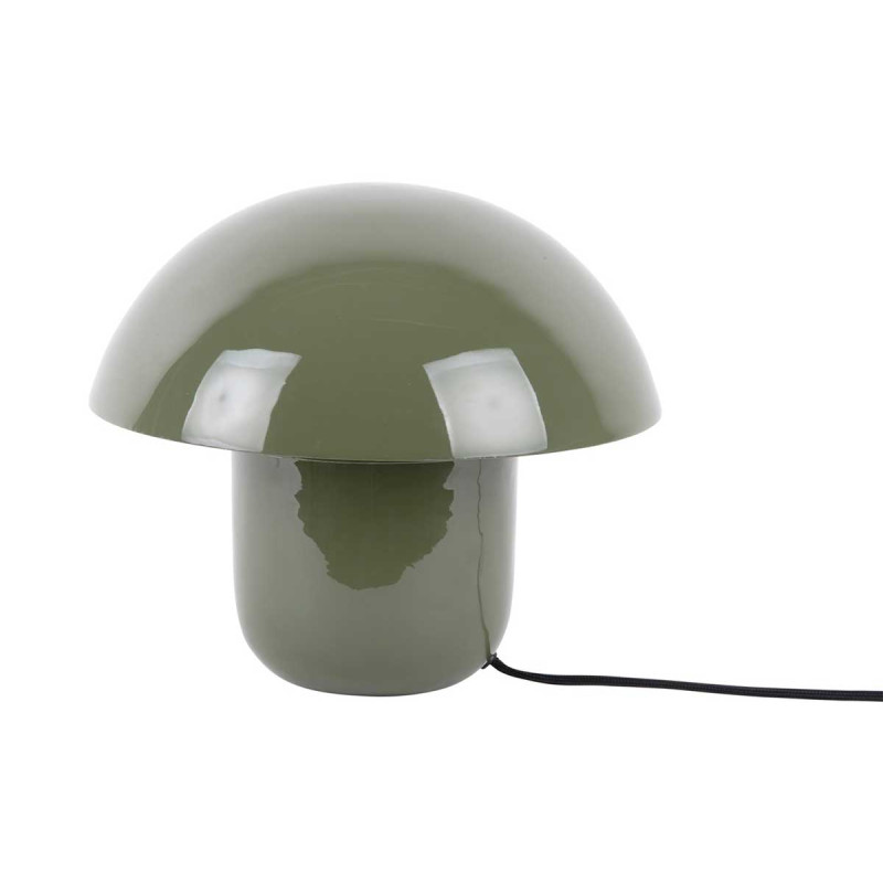 Lampe champignon émaillée vert