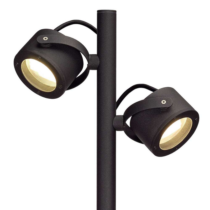 Double spot à planter gris foncé - Lampe Avenue